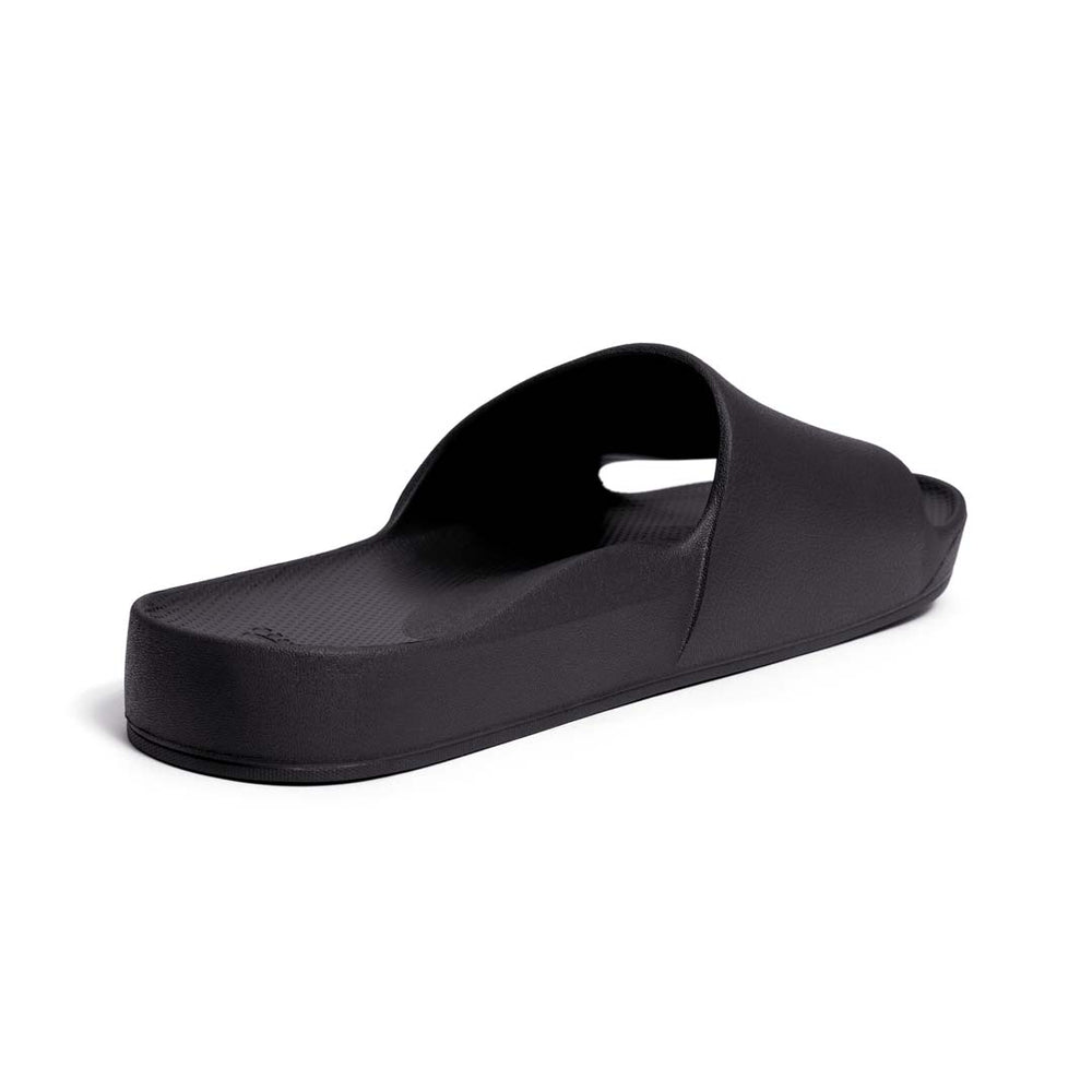 Arch Support Slides - Classic - Black – Archies Footwear Pty Ltd ...