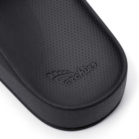 Arch Support Slides - Classic - Black – Archies Footwear Pty Ltd ...