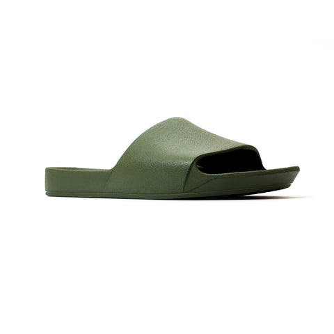 Arch Support Slides - Classic - Olive – Archies Footwear | UK